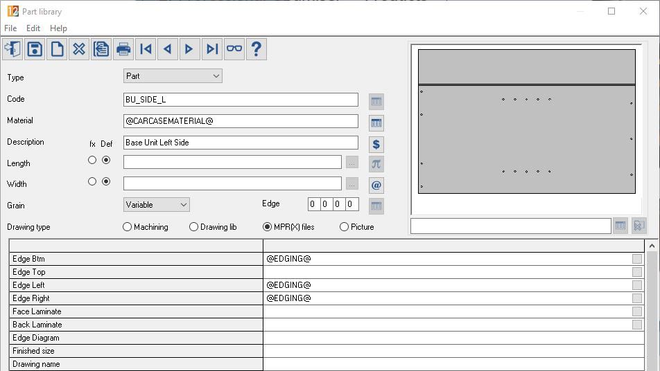 Cut Rite top feature: part library and label printing | SCHULER